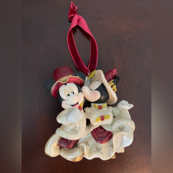 Disney | Holiday | Disney Porcelain Minne Mickey Ornament | Poshmark